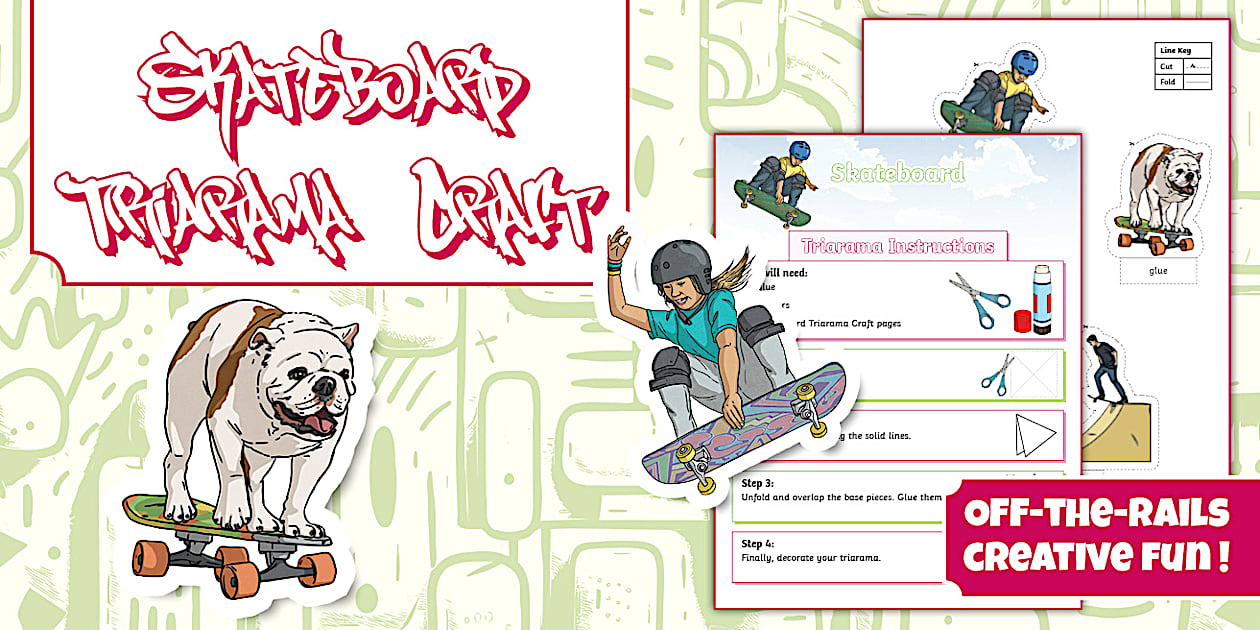 * NEW * Skateboard Triarama Craft
