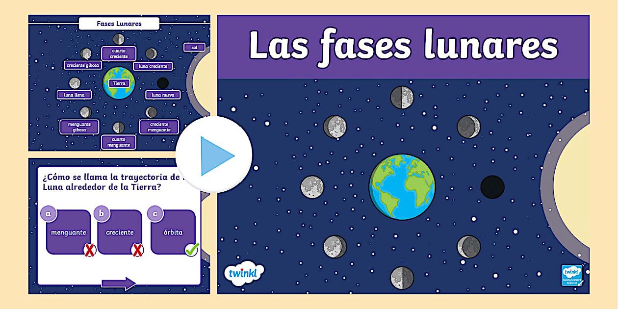 Powerpoint Las Fases Lunares Hecho Por Educadores