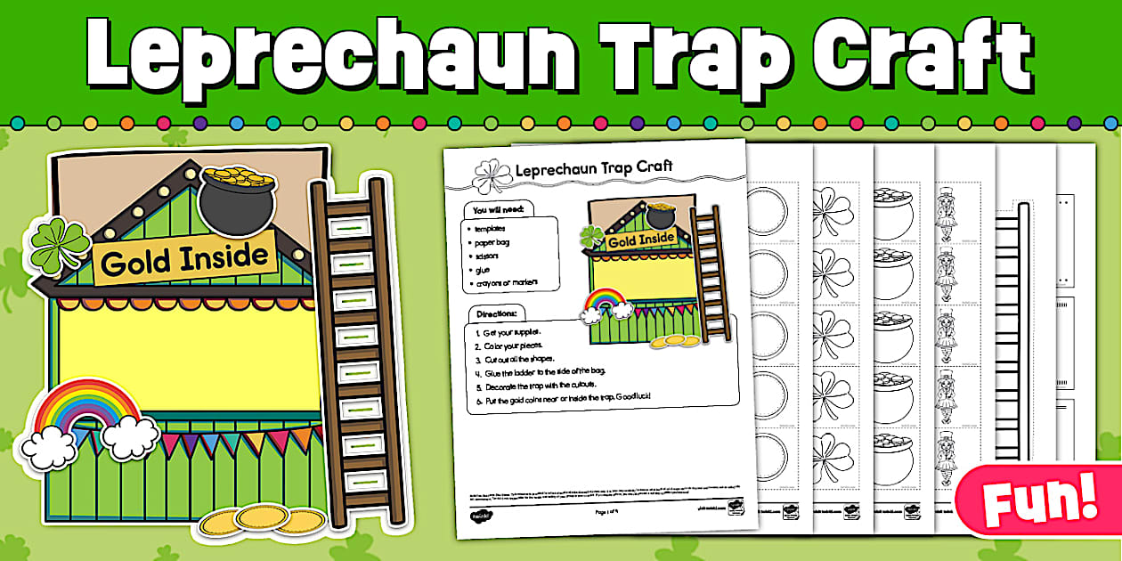 St. Patrick's Day Leprechaun Trap Craft