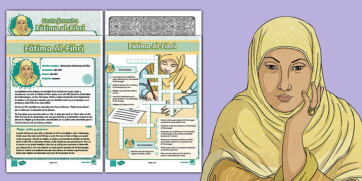 Pack de recursos: Fátima al-Fihri - Mujeres formidables de cada siglo