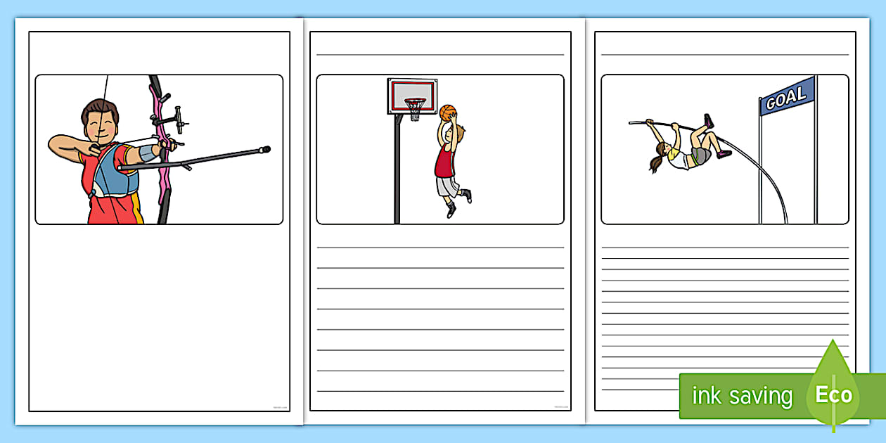 Sports at Commonwealth Games Writing Frames | Twinkl