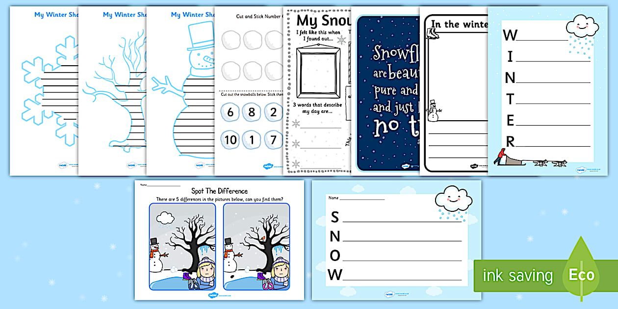 the beast from the east, ks1, snow, activity pack, activity, pack