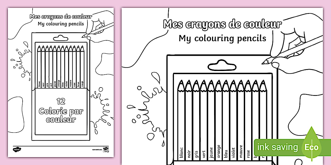 Les couleurs - French Colours (teacher made) - Twinkl