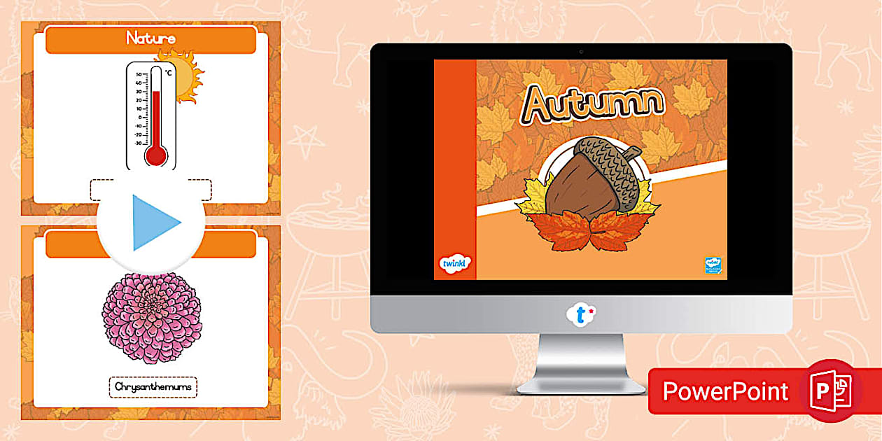 Autumn Theme Discussion PowerPoint (teacher made) - Twinkl