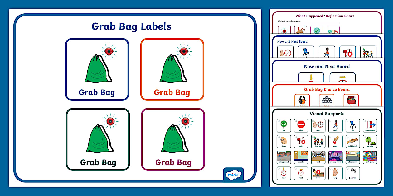 Evacuation Grab Bag Pack to Support Learners (Teacher-Made)