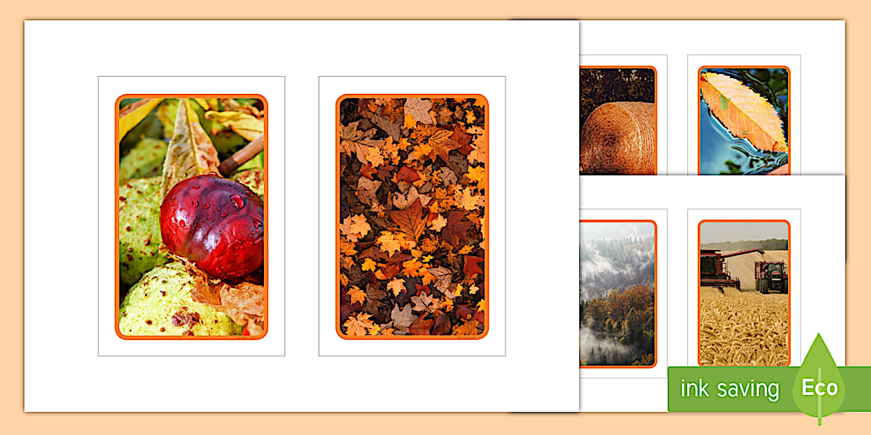 Editable IKEA Tolsby/Fiestad Autumn Images Prompt Frame