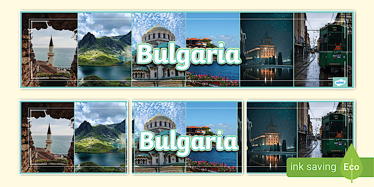 Bulgaria Photo Display Banner (teacher made) - Twinkl