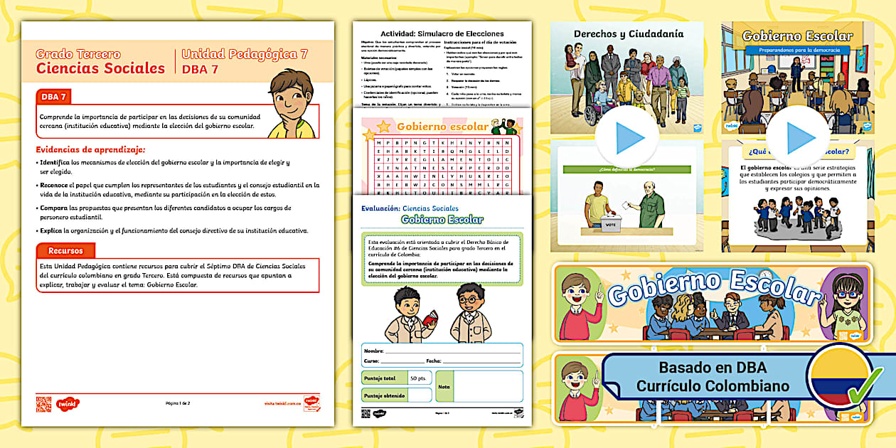 Actividades DBA 7 Ciencias Sociales (teacher made) - Twinkl