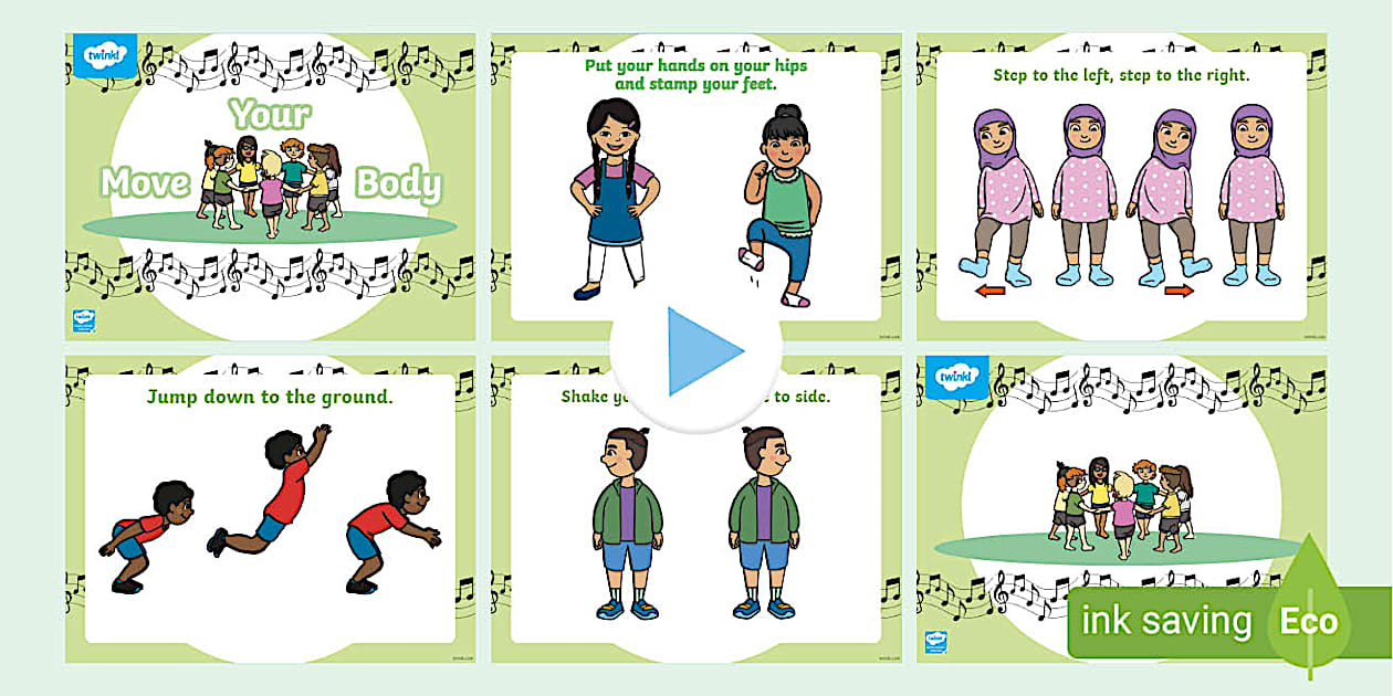 Move Your Body PowerPoint (teacher made) - Twinkl