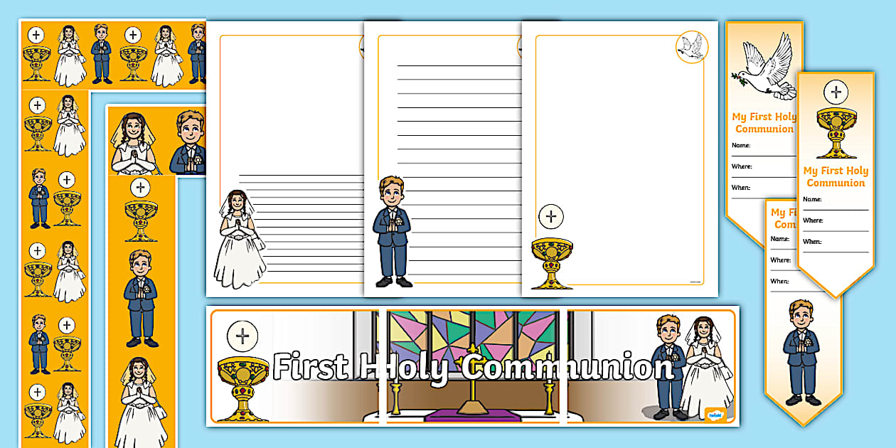 First Holy Communion Display Pack (teacher made) - Twinkl