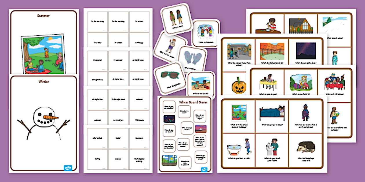 Colourful Semantics: When? Session Plan and Pack 1 - Twinkl