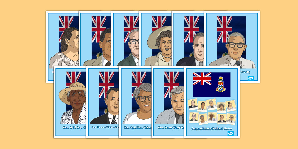 Cayman Islands National Heroes Poster (teacher made)