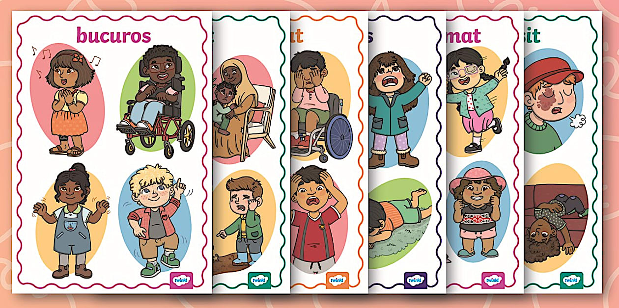 Emoții și sentimente – Planșe