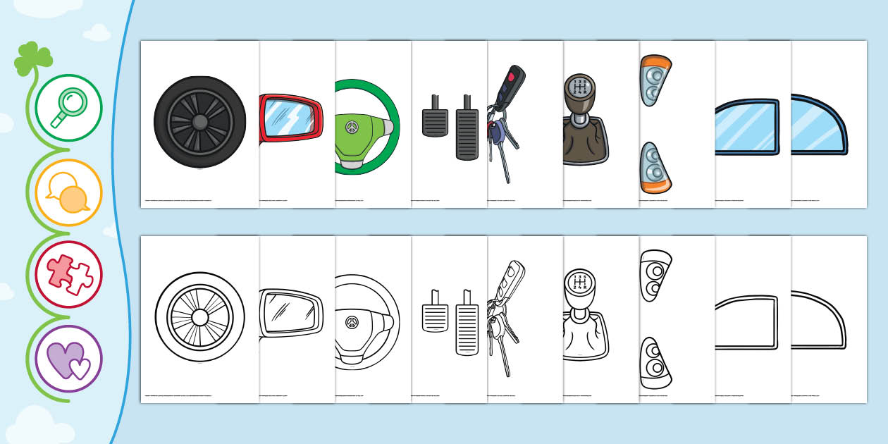 Car Parts Cut-Outs