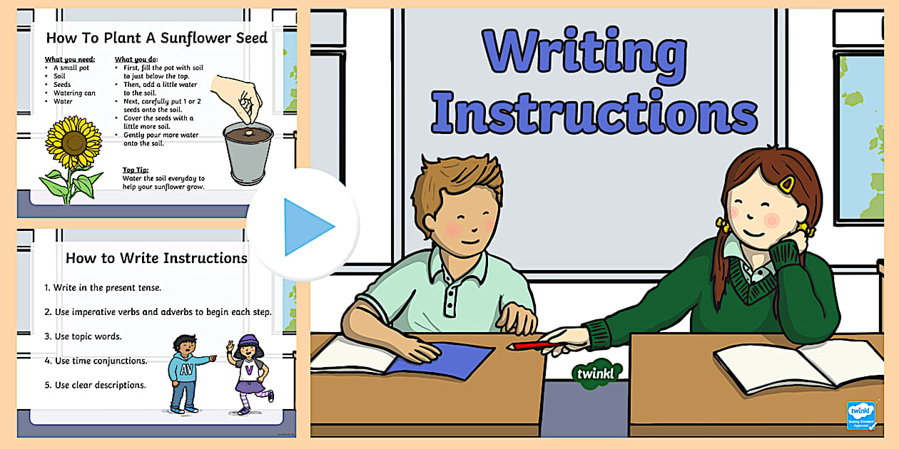 Features of Instructions PowerPoint - Primary Resource