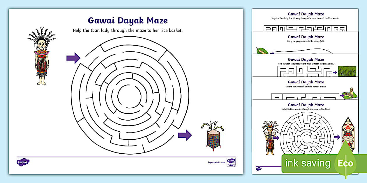 Gawai Dayak 2024 Activity: Gawai Maze