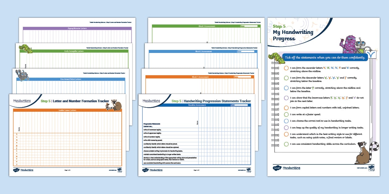 Step 5 Handwriting Assessment Pack
