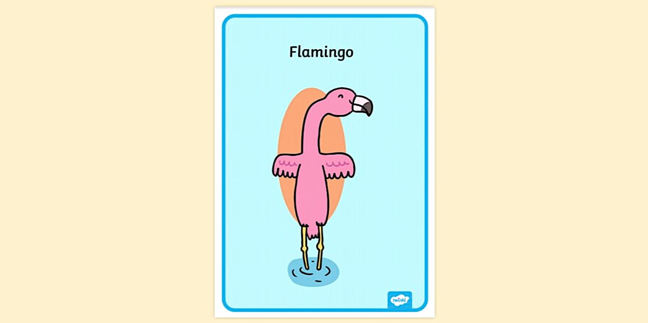Flamingo Poster PDF | Twinkl Display Resources - Twinkl