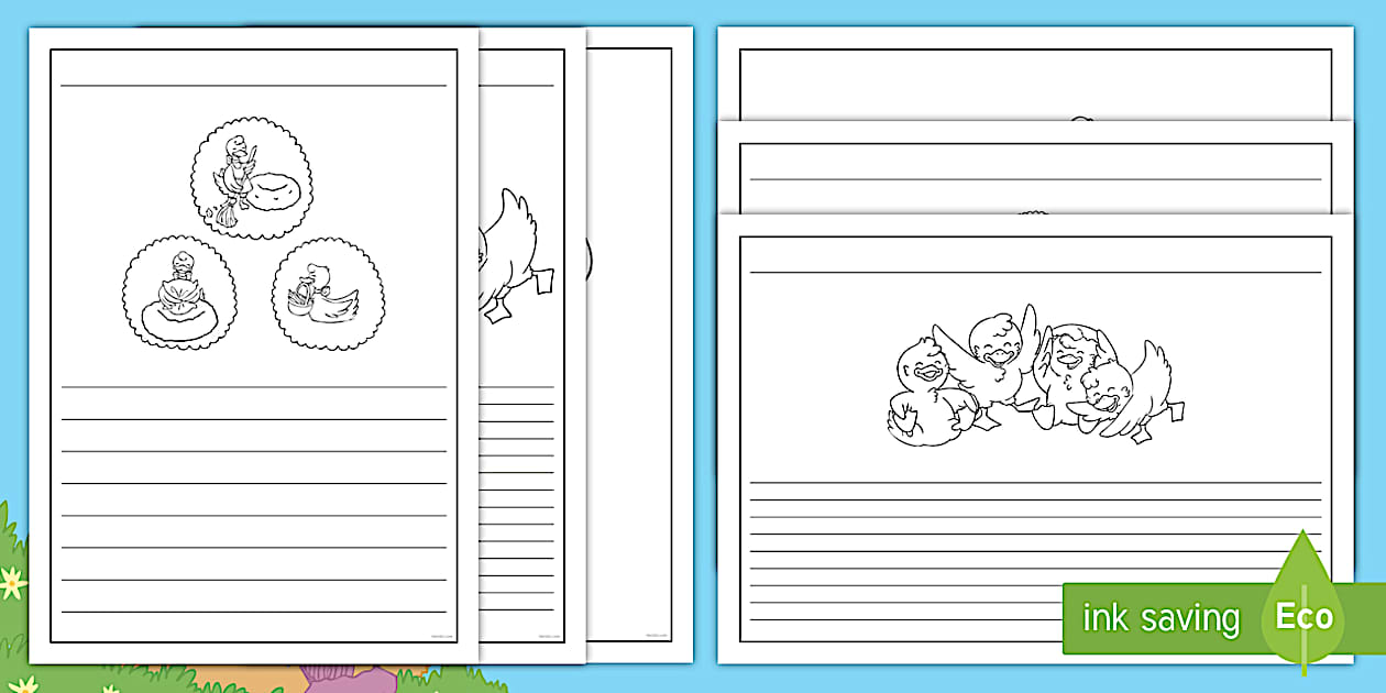 Brenda's Boring Egg Writing Frames (teacher made) - Twinkl