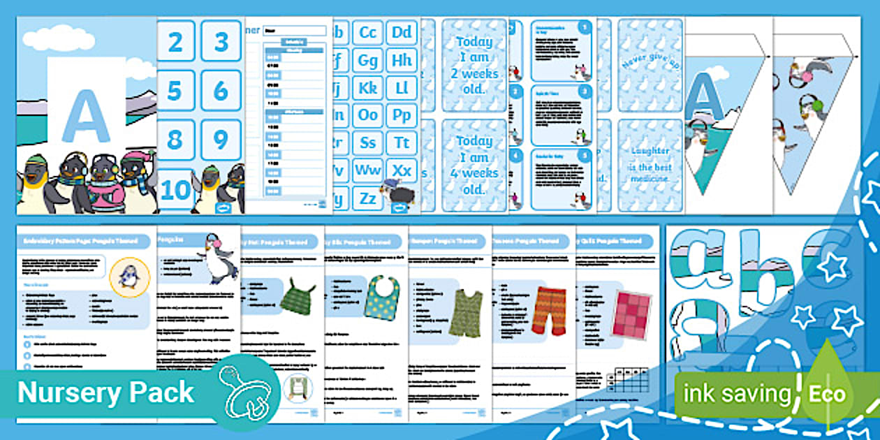 Penguins Nursery Pack (Teacher-Made) - Twinkl