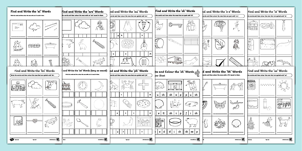 Find and Write the Sounds Resource Pack (Teacher-Made)