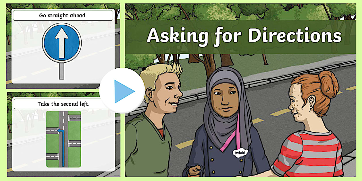 Asking for Directions PowerPoint (teacher made) - Twinkl