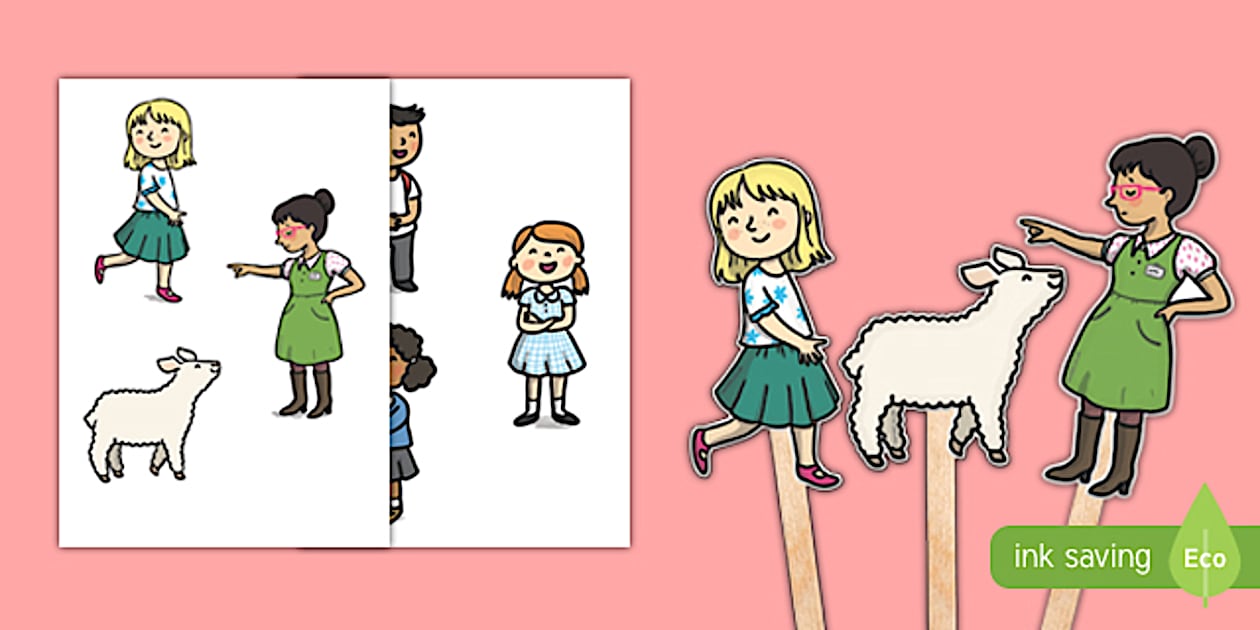 Mary Had A Little Lamb Craft - ECE - Twinkl NZ - Twinkl