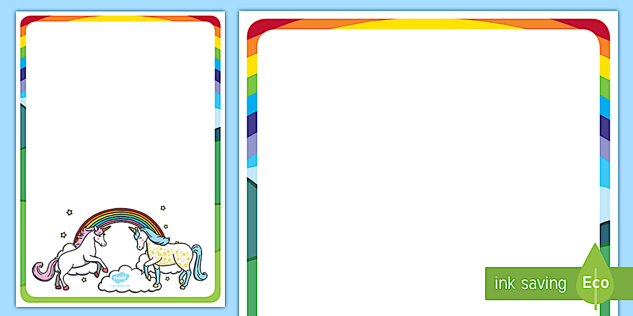 Unicorn Themed Editable Classroom Area Display Sign - Twinkl