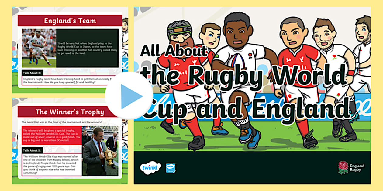 FREE! - All About Rugby World Cup and England KS1 PowerPoint