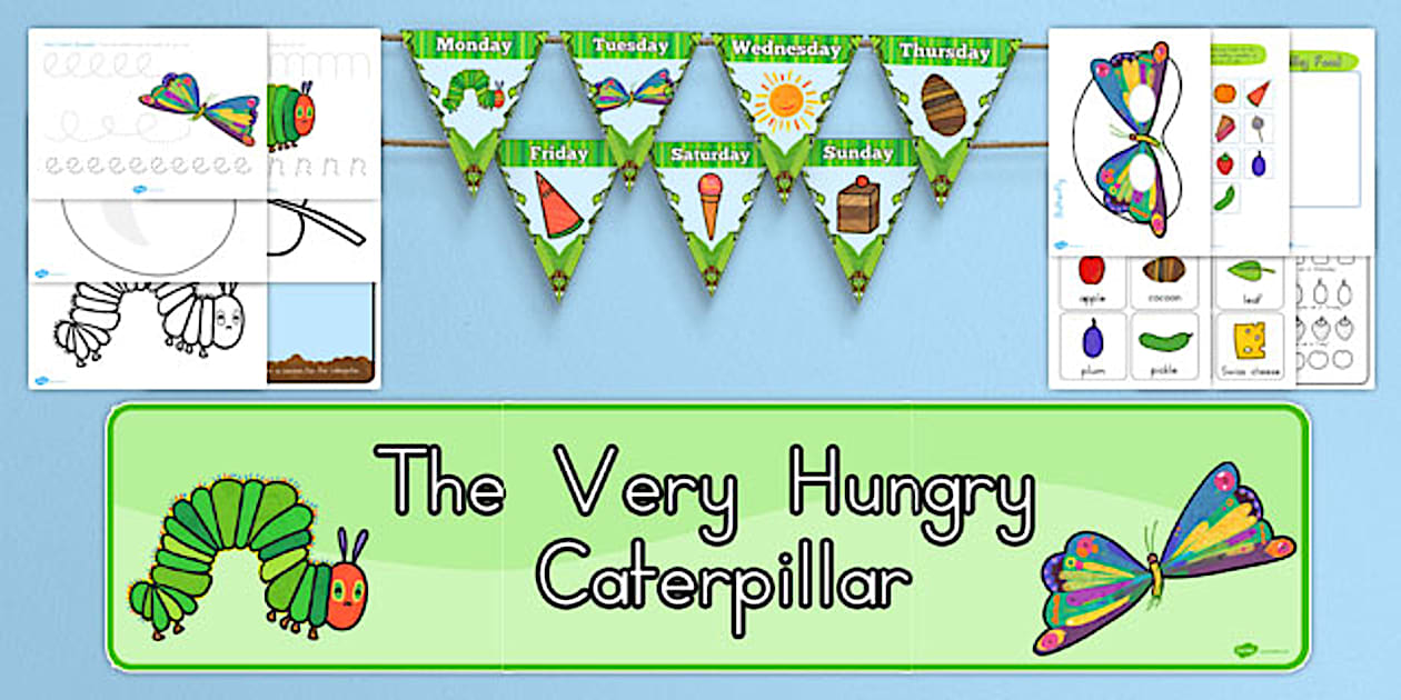 Kindergarten Resource Pack to Support Teaching on The Very Hungry ...
