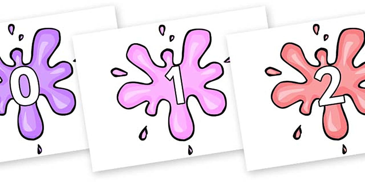 Numbers 0-31 on Splat (Teacher-Made) - Twinkl