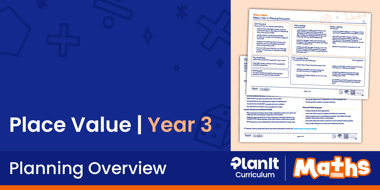 👉 Year 3 Maths Place Value Overview