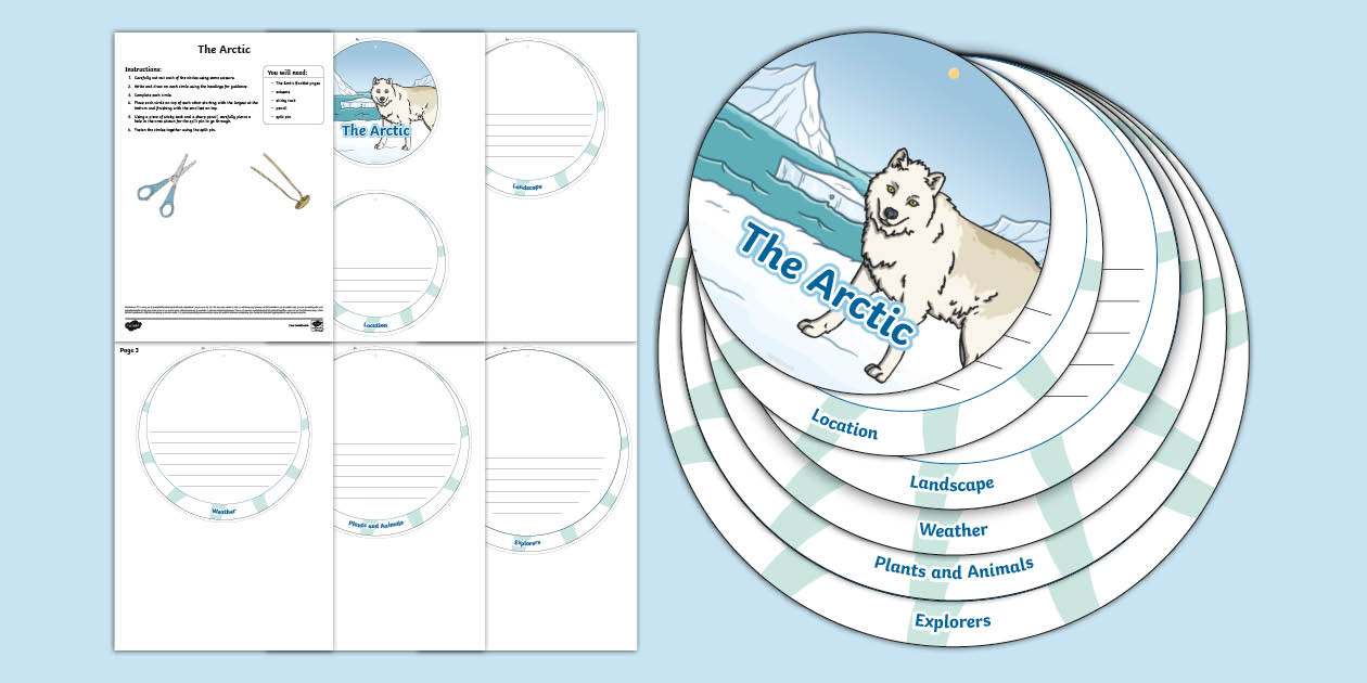 KS1 The Arctic Circles Booklet - Twinkl Geography - Twinkl
