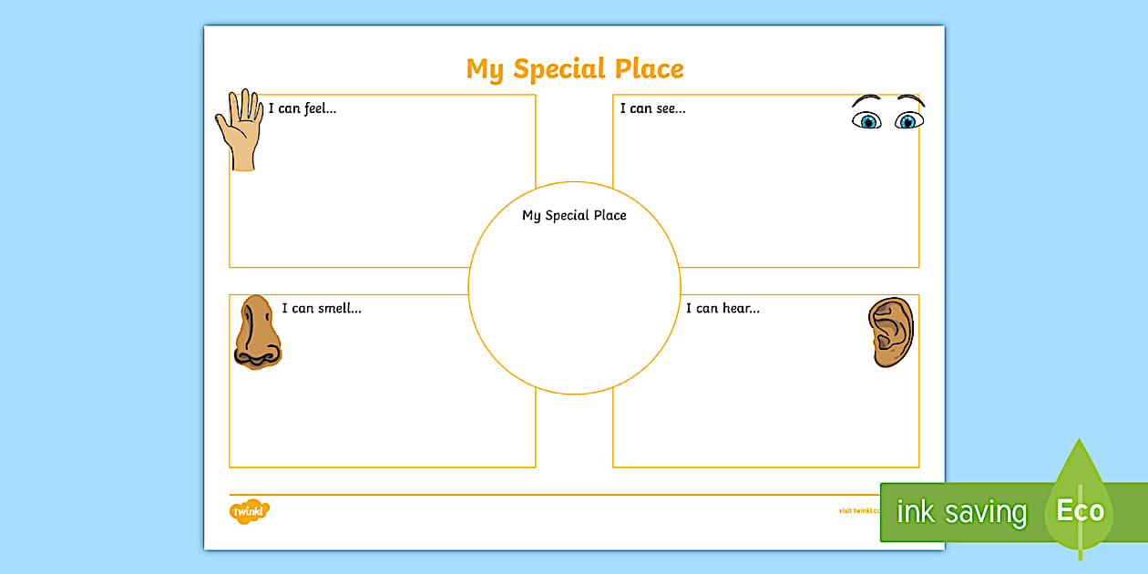 Black and White Where I Live Using Senses Worksheet - Twinkl