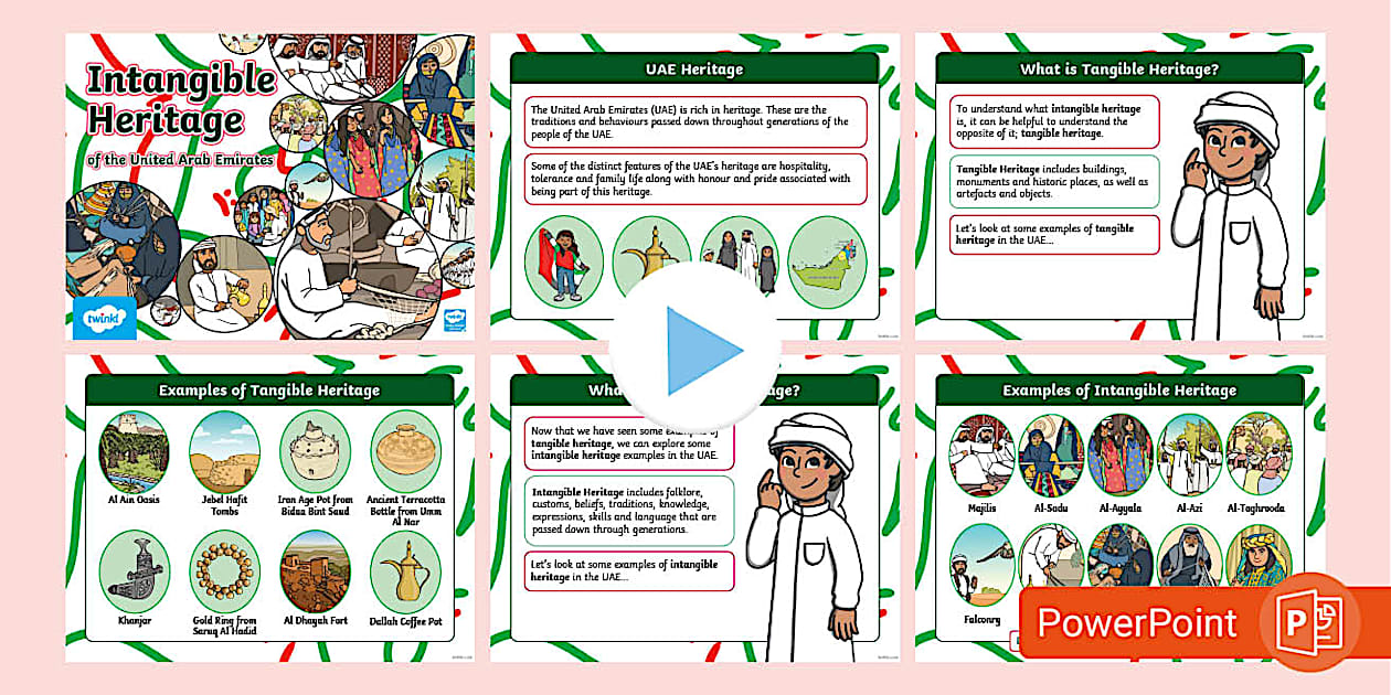 Intangible Heritage UAE – PowerPoint - Lower Primary