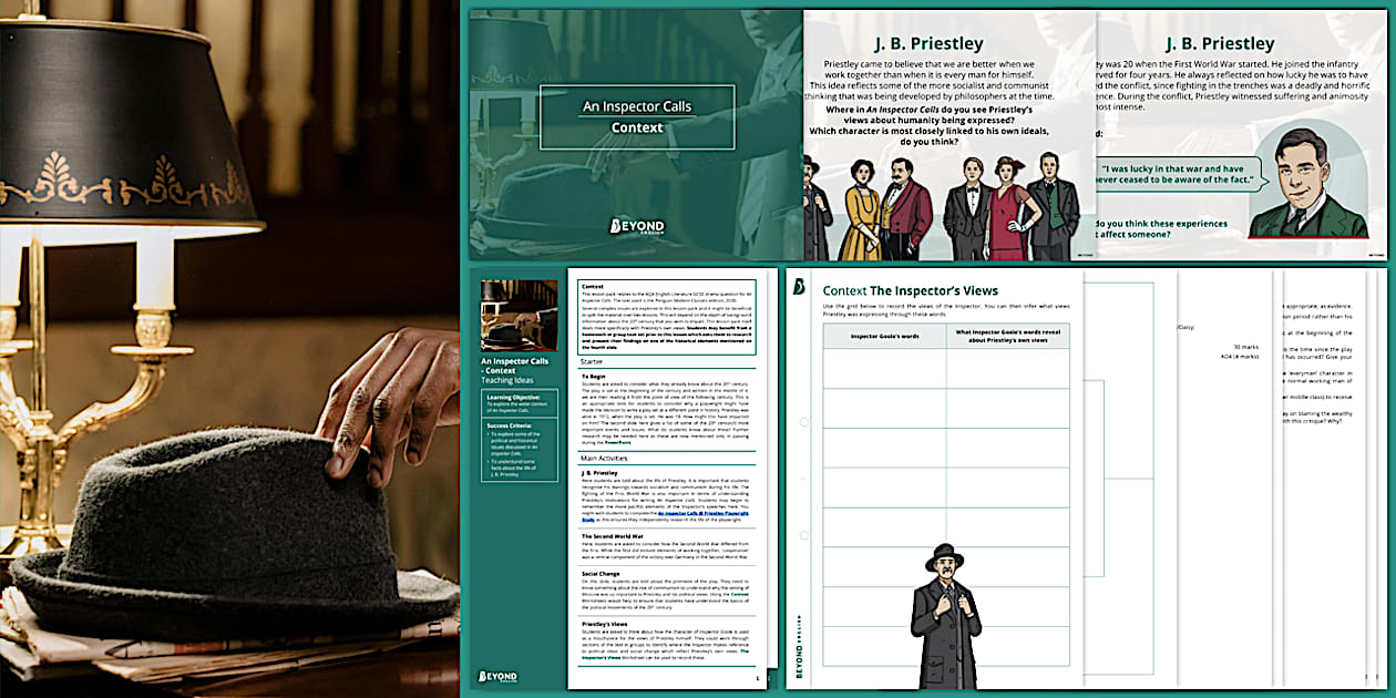 GCSE An Inspector Calls Context Lesson Pack - Twinkl