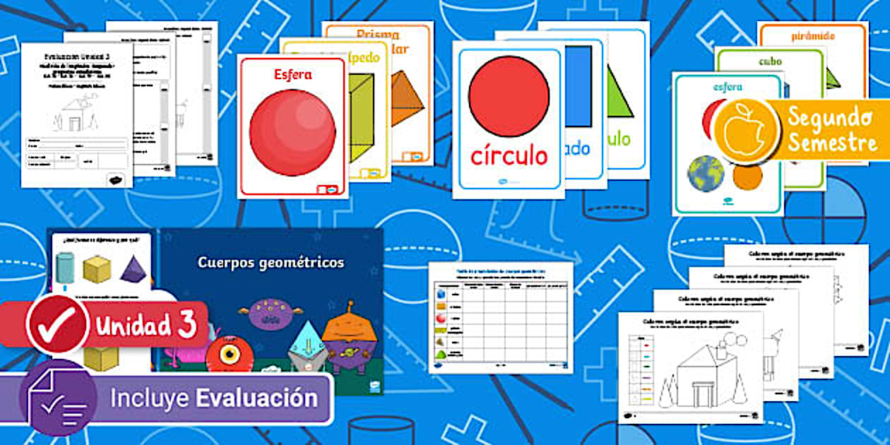 Pack Matemáticas: 2º básico - Geometría - Unidad 3