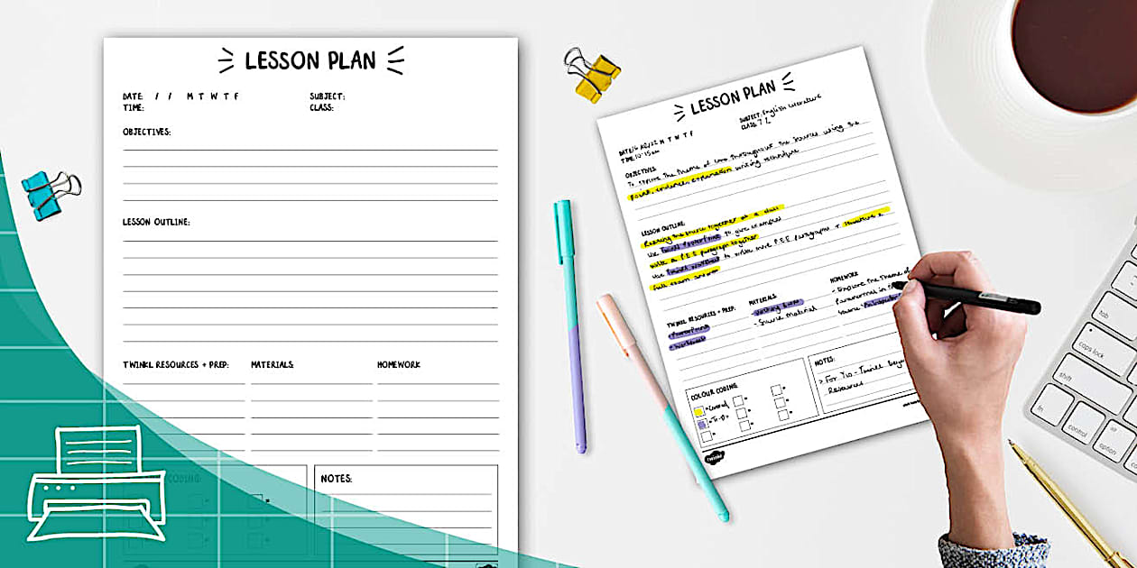 Individual Lesson Planner | Twinkl Busy Bees (teacher made)