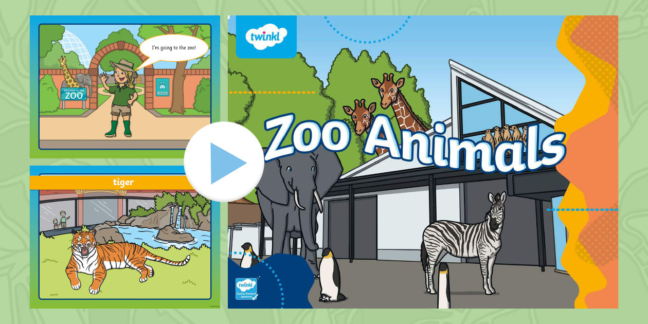 ESL Zoo Animals [Kids, A1-A2] (teacher made) - Twinkl