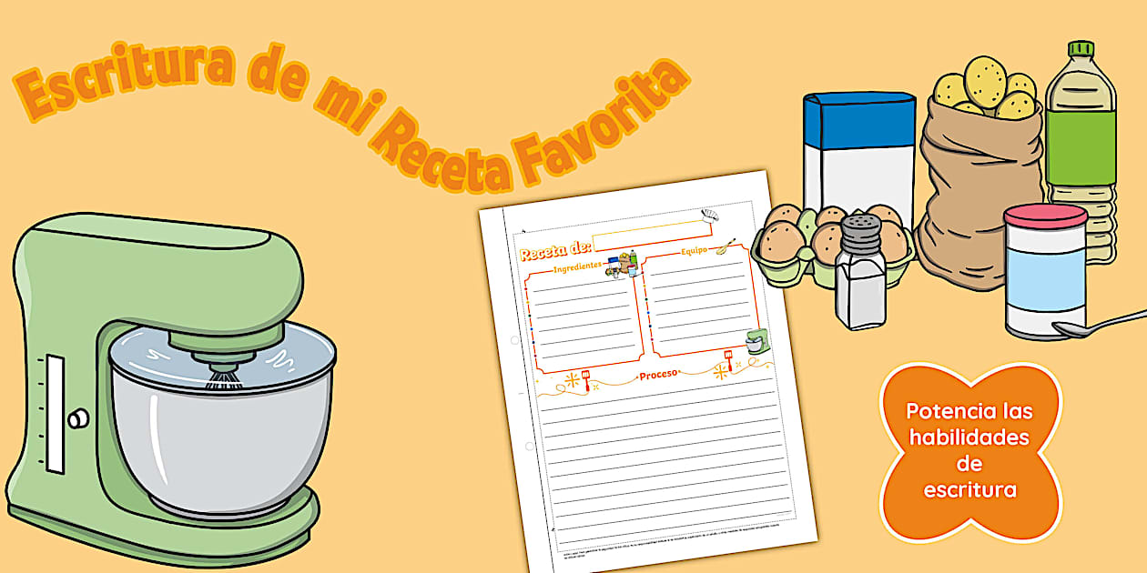 Guía de Trabajo: Escritura de mi Receta Favorita