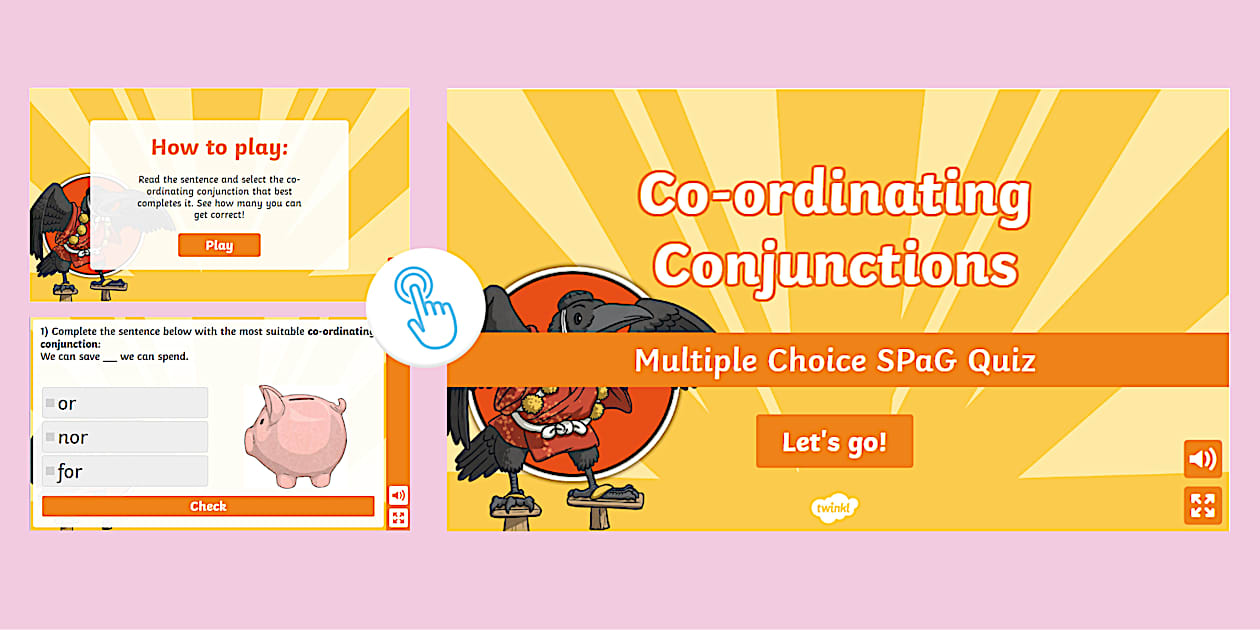 Co-ordinating Conjunctions SPaG Game - KS2 Revision - Twinkl