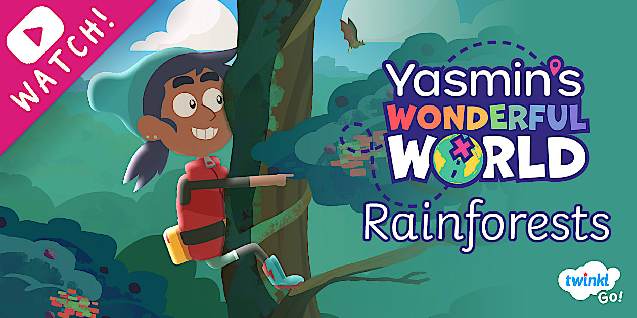 Yasmin’s Wonderful World: Rainforests Animation - Twinkl