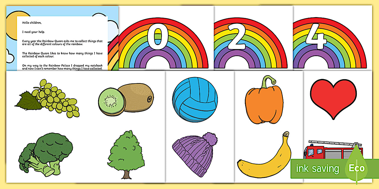 The Rainbow Mix-Up Counting Activity Resource Pack - Twinkl