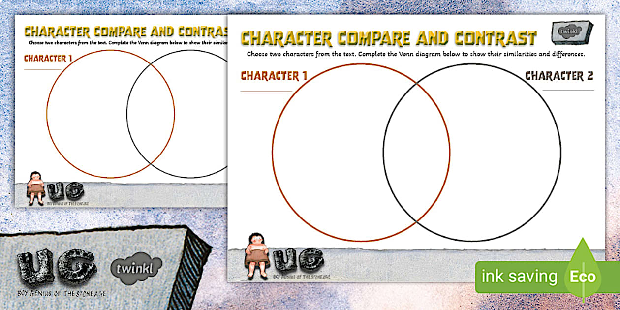 FREE! - Ug: Boy Genius Of The Stone Age - Character Comparison Activity ...