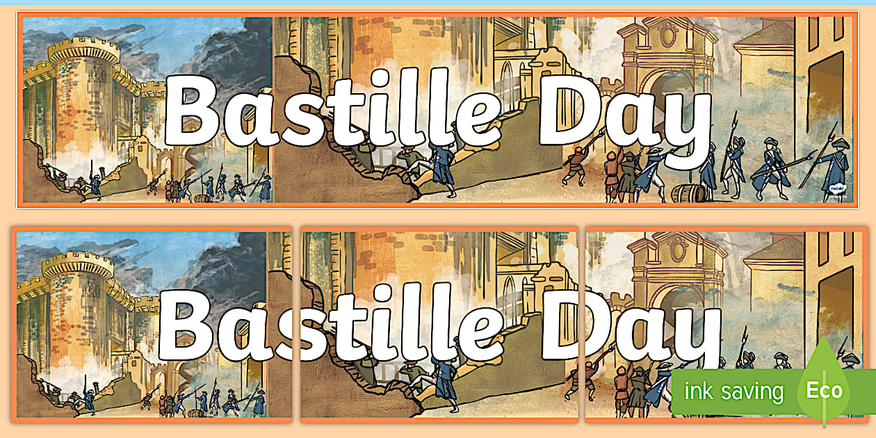 Bastille Day Display Banner (teacher made) - Twinkl