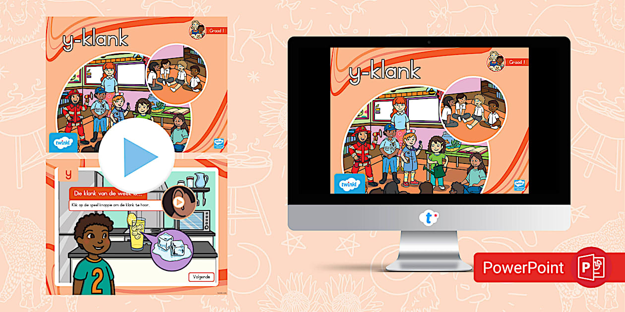 Graad 1 Klanke Lesaanbieding y (teacher made) - Twinkl