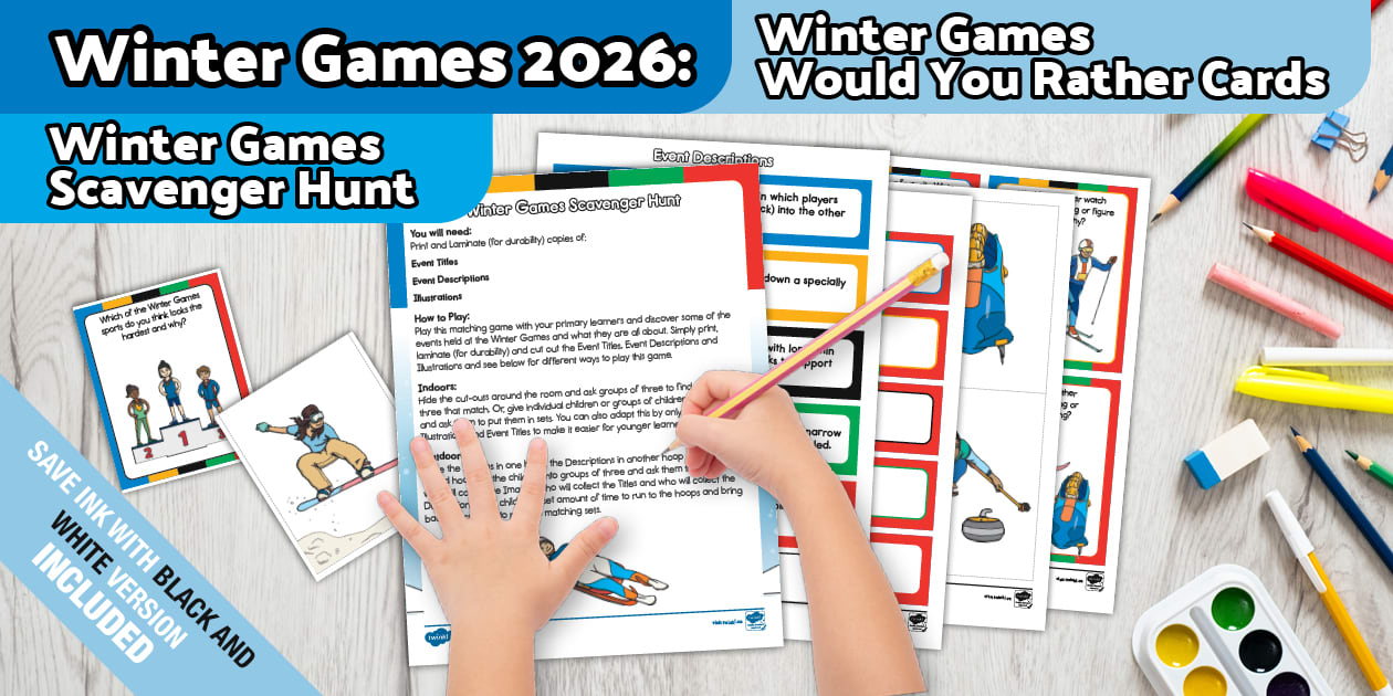 Winter Games 2026: Primary Classroom Games