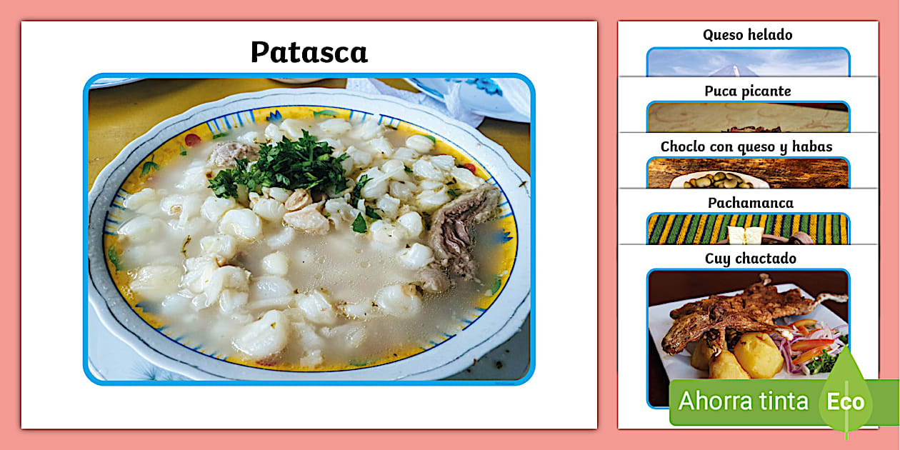 Imágenes de platos típicos de la sierra | Twinkl Perú