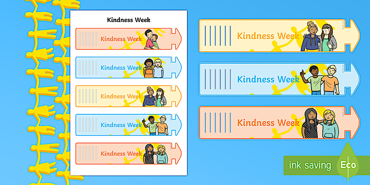 Kindness Week Wristband (teacher made) - Twinkl