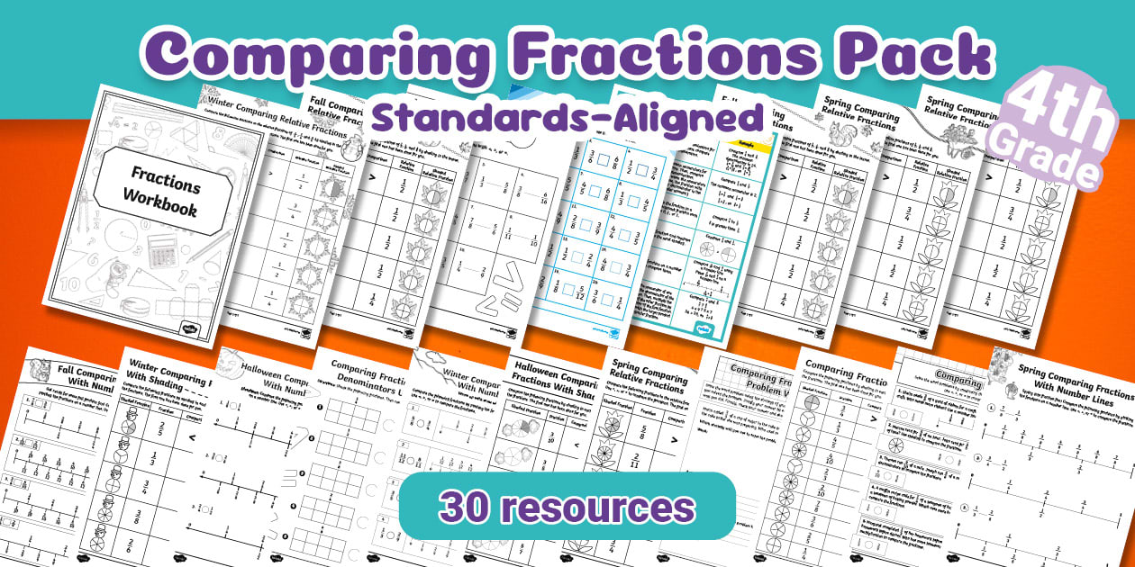 Strategies for Comparing Fractions | Resource | Twinkl USA